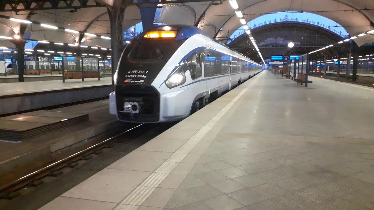 ED161-014 Z pociągiem IC 6130 Oleńka relacji WROCŁAW GŁÓWNY - Białystok - YouTube