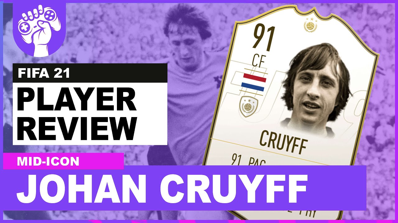 Insane insane card! | 91 Mid Icon Johan Cruyff | FIFA 21 Review | - YouTube