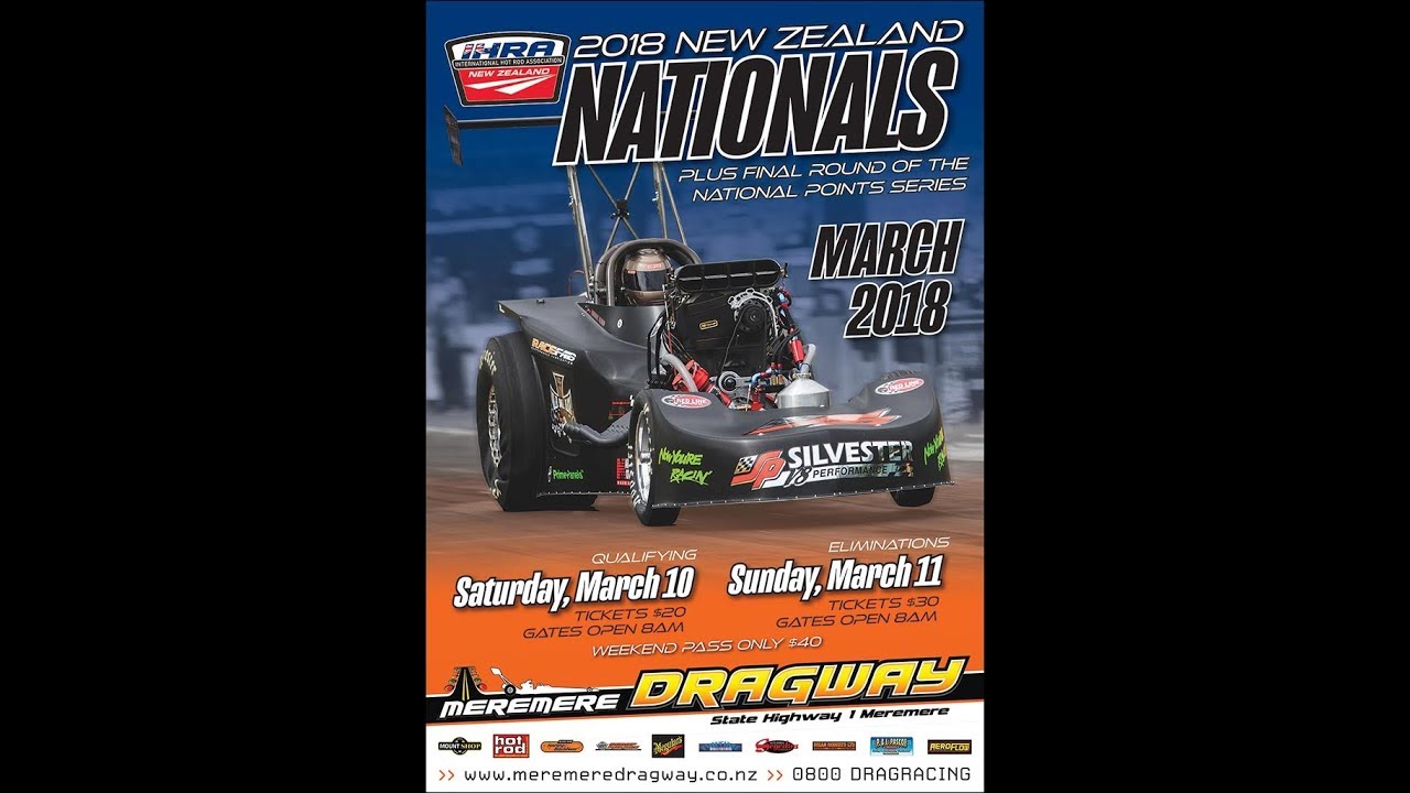 Drag racing: NZ Dragracing Nationals 2018 Meremere - YouTube
