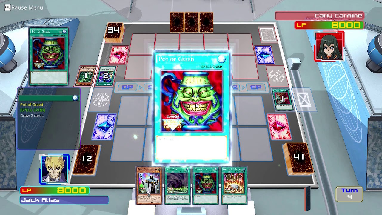 Jack Atlas VS Carly Carmine (Winning By 8000 LP) | Yu Gi Oh! Legacy of ...