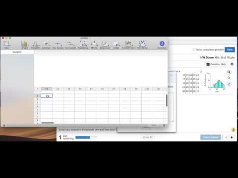 Using Minitab to Calculate Mean and Median - YouTube