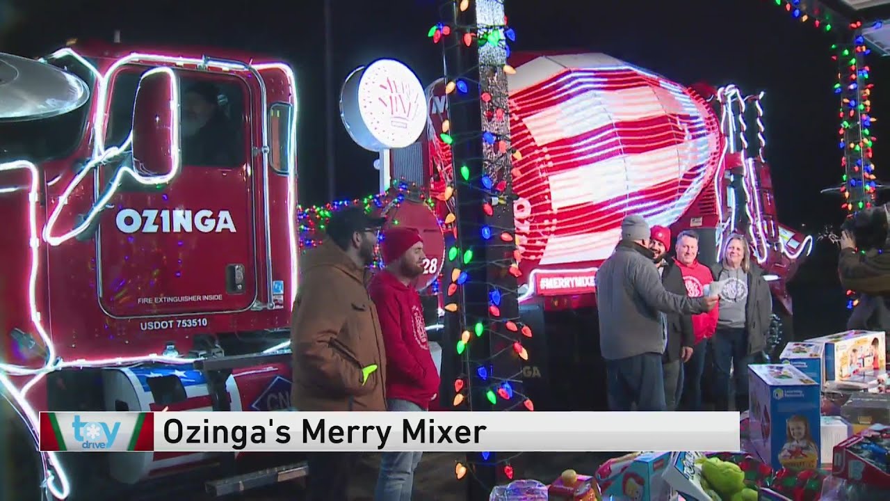 Ozinga's Merry Mixer at WGN Toy Drive 2022 - YouTube