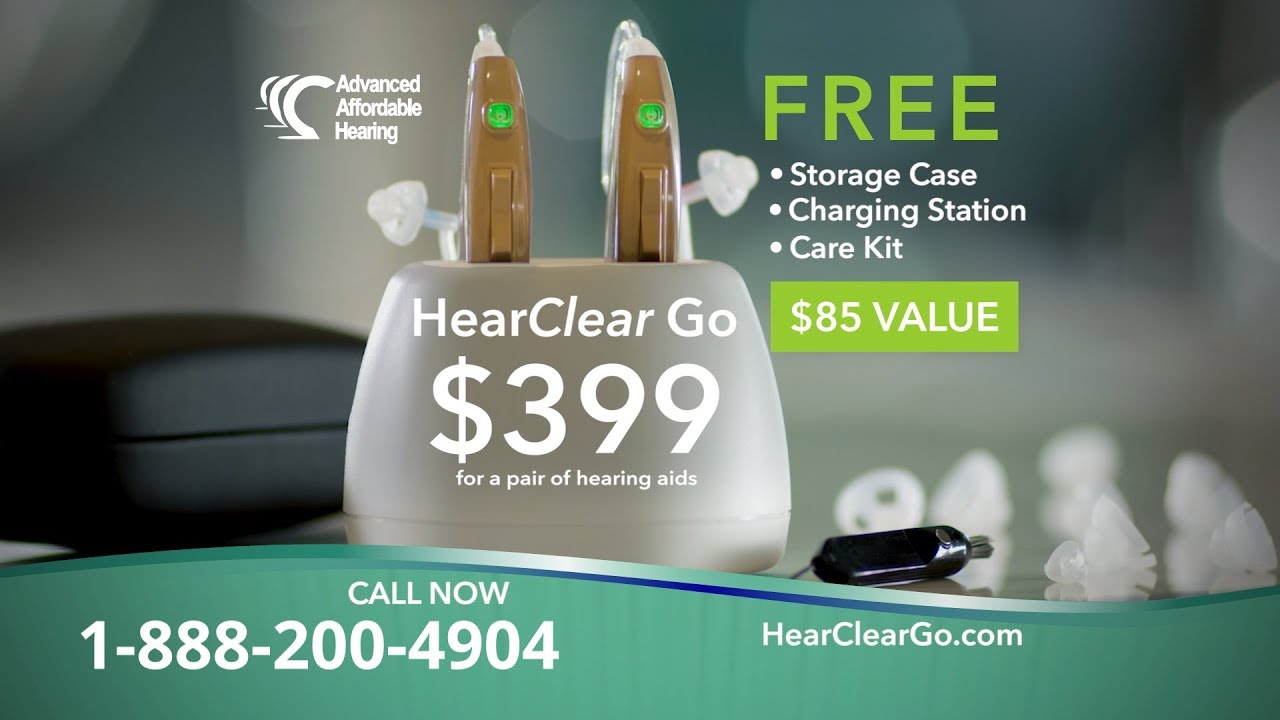 HearClear GO™️ Rechargeable Hearing Aid - YouTube