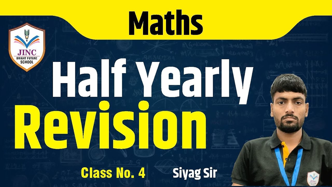 Half Yearly Revision | Class - 4 | Basic Maths | #JBFS_Lohawat - YouTube