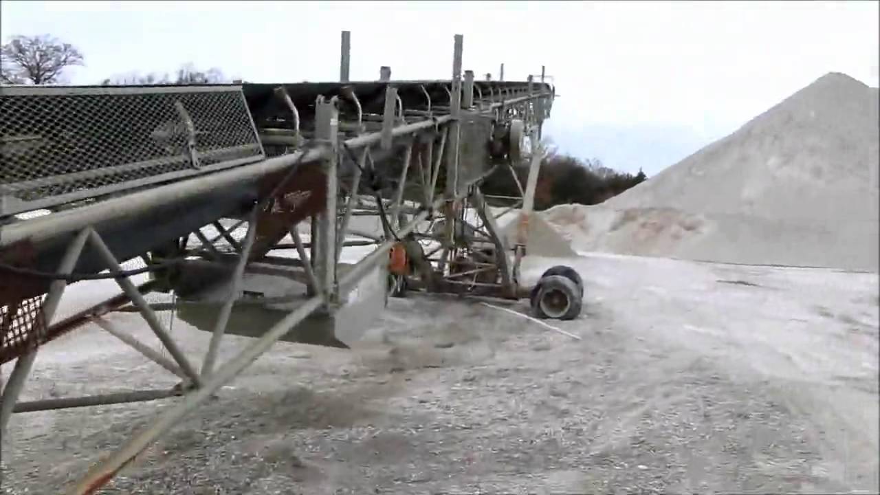 1995 Marco 30" x 120' portable radial stacking conveyor | no-reserve ...