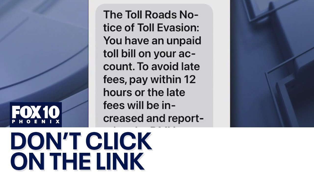 Unpaid tolls scam: Do not click link in text message - YouTube