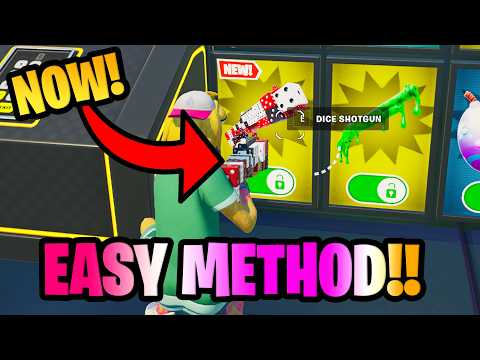 How To Get NEW Dice Shotgun in 1vs1 with every gun Fortnite