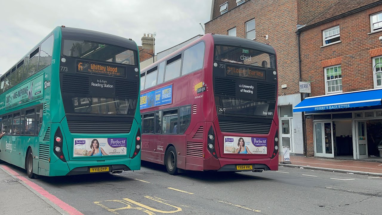 Reading Buses Enviro400 MMC 751 (YX64VRL) On Route 21 to Lower Earley ...