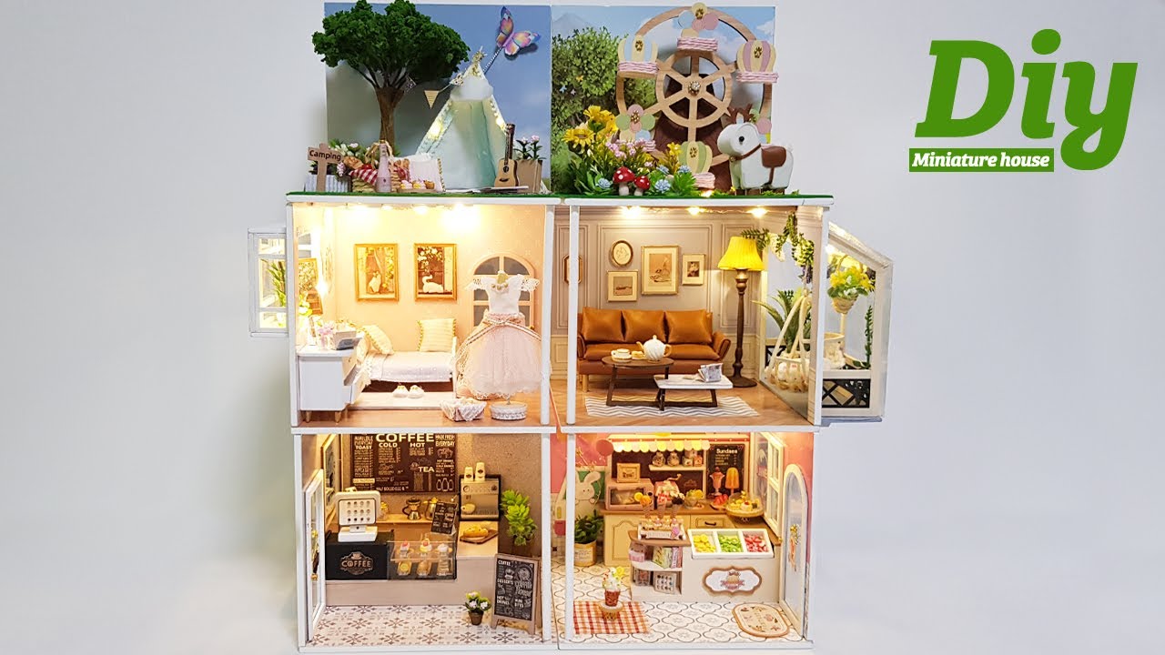 DIY Miniature dollhouse Kitㅣ미니아파트ㅣMini apartmentㅣ미니어처하우스ㅣ박소소(soso ...