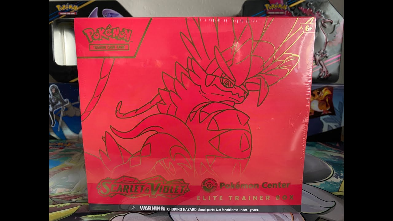 POKEMON CENTER Scarlet & Violet Elite Trainer Box Opening (Koraidon ...