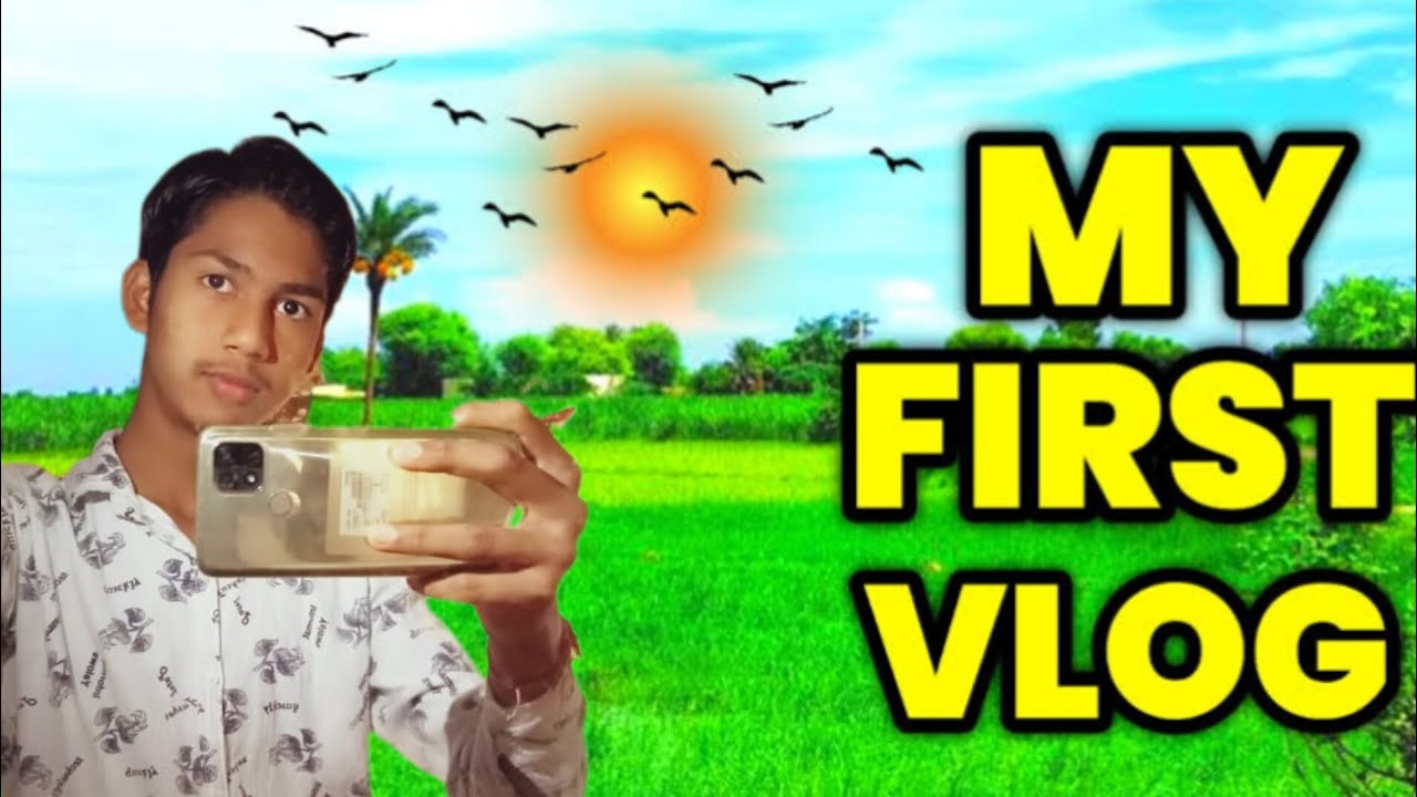 My first vlog | lifestyle vlog video | village vlog video | - YouTube
