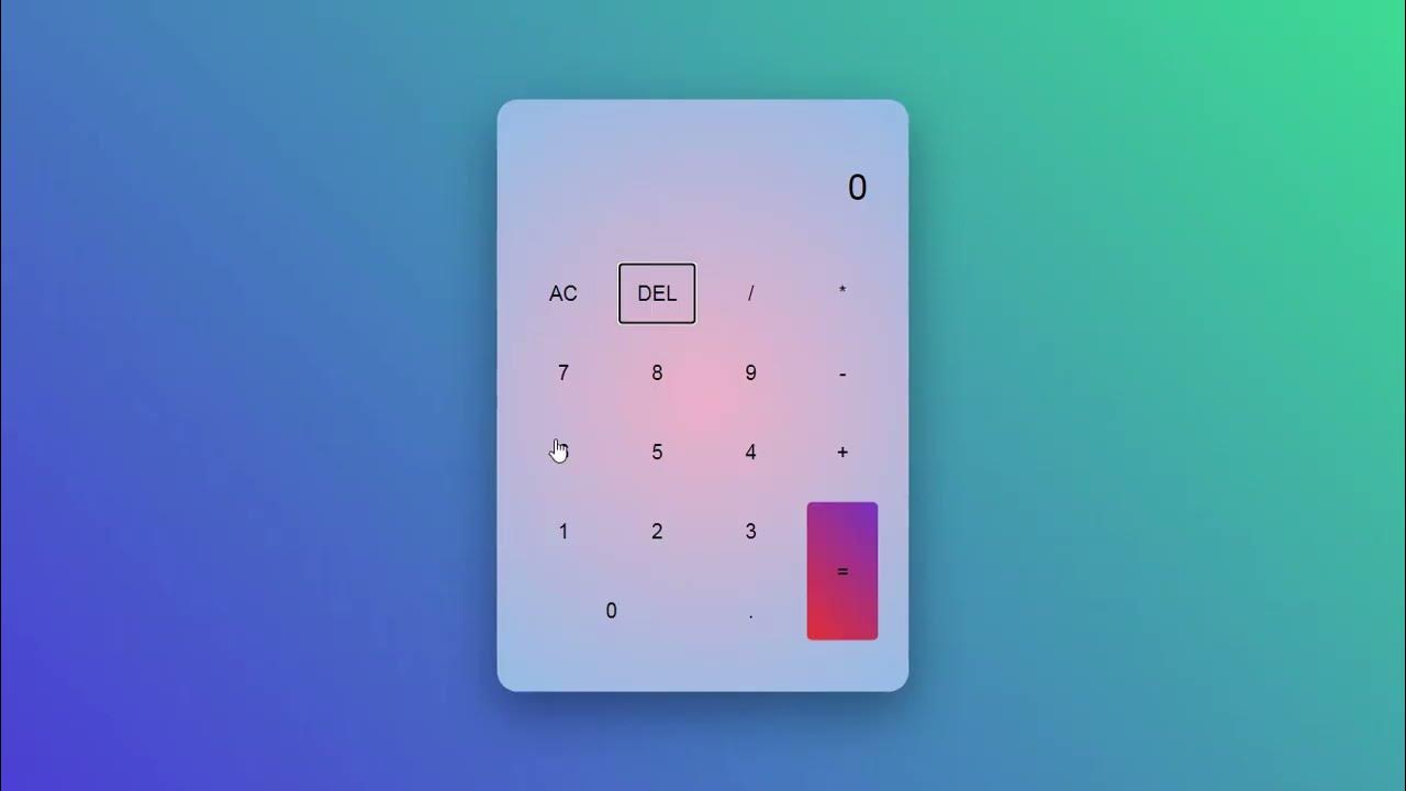 Neumorphic Modern Graphical Calculator Using Htmlcss And Javascript Asmr Mutasim Billah