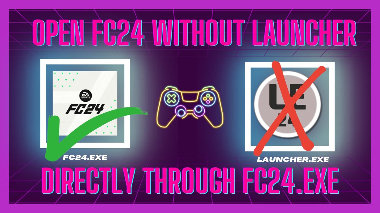 How to Launch FC24 without using launcher? - YouTube