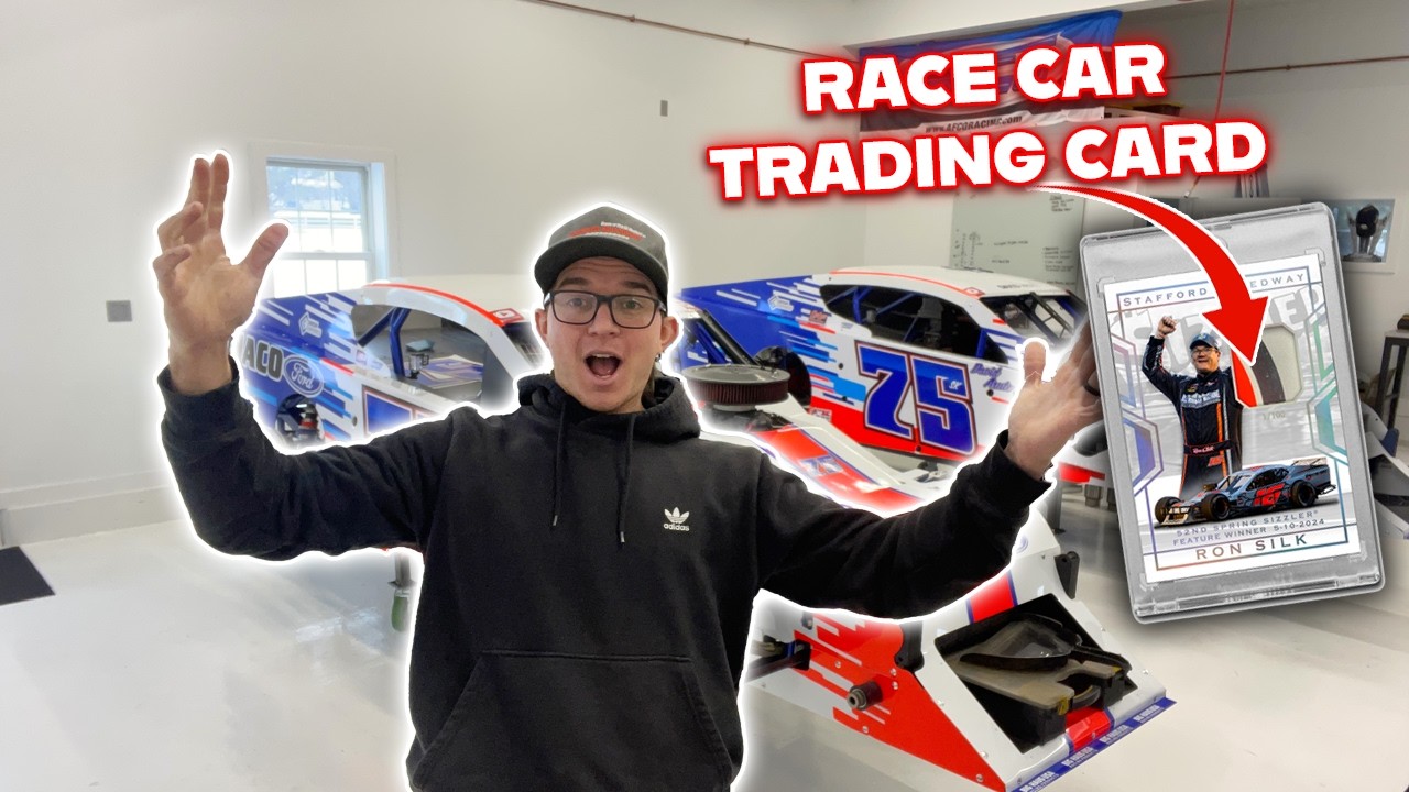 Building a RARE RACE Winning Trading Card - YouTube