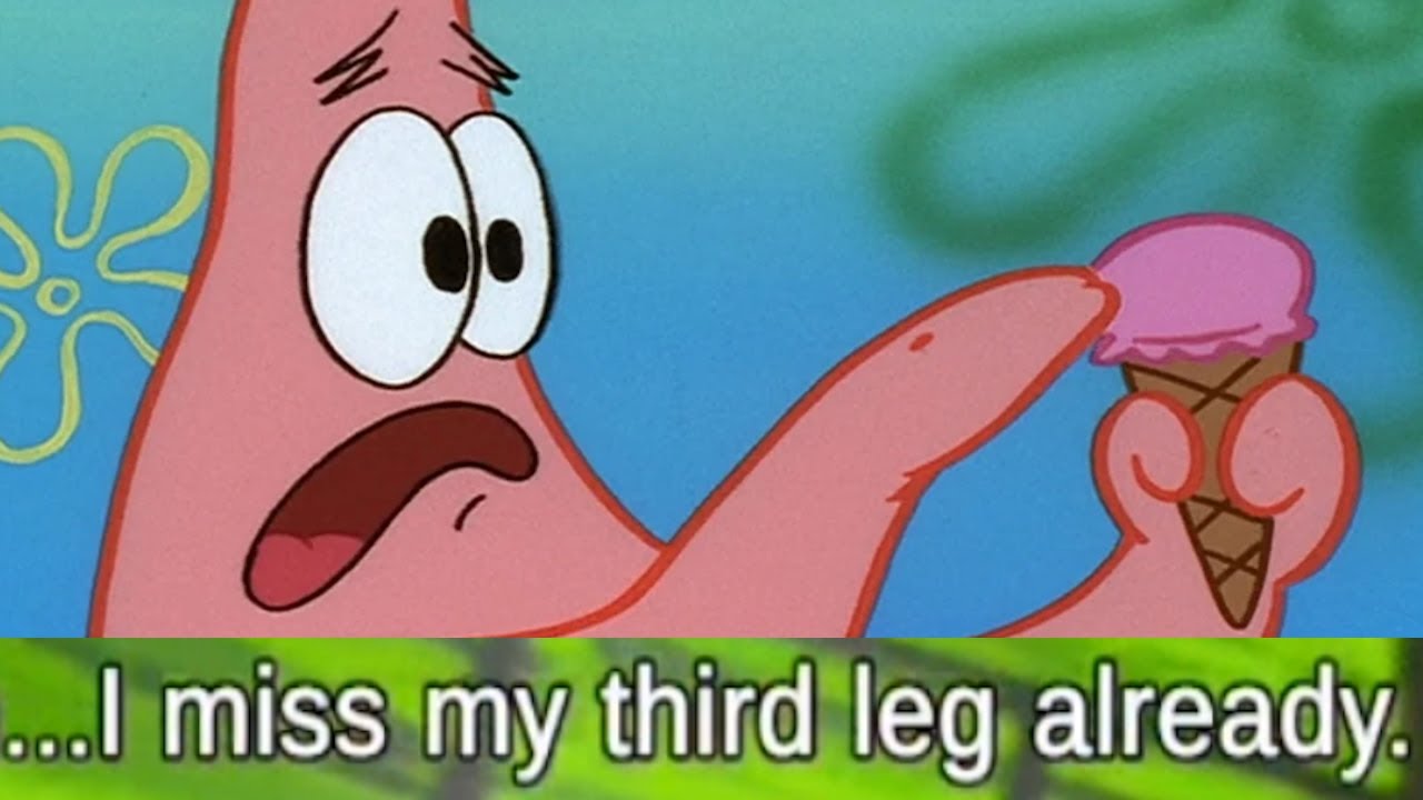 Patrick's Third Leg and Strawberry Ice Cream (AI Sponge Rebooted Clip ...
