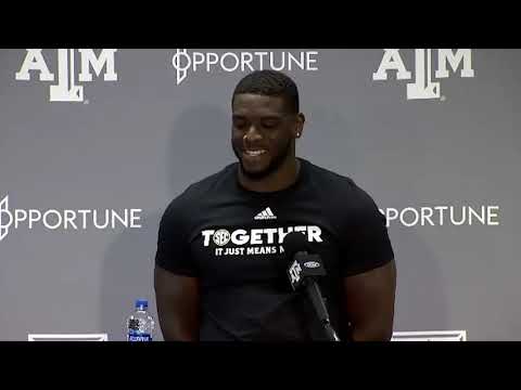 Texas A&M's Michael Clemons Talks Aggies Defensive Line & Performance ...