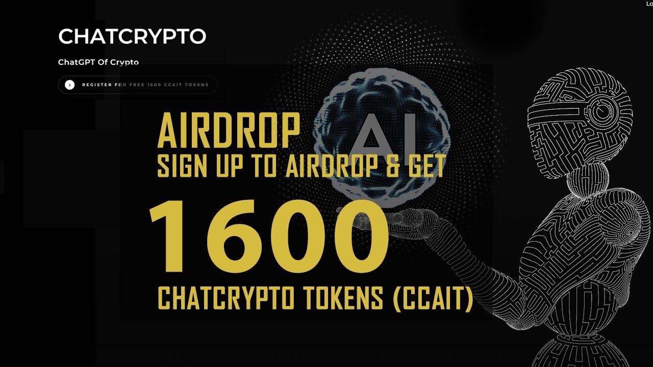 CHATCRYPTO AI Register for free 1600 CCAIT Tokens - YouTube