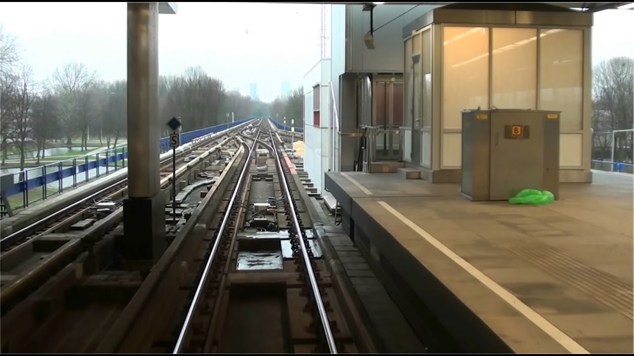 Cab ride metro Rotterdam; Slinge-Den Haag Centraal (20111228) - YouTube