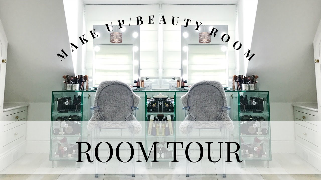 BEAUTY & MAKE UP ROOM TOUR | MAKE UP STATION IAMCHOUQUETTE - YouTube