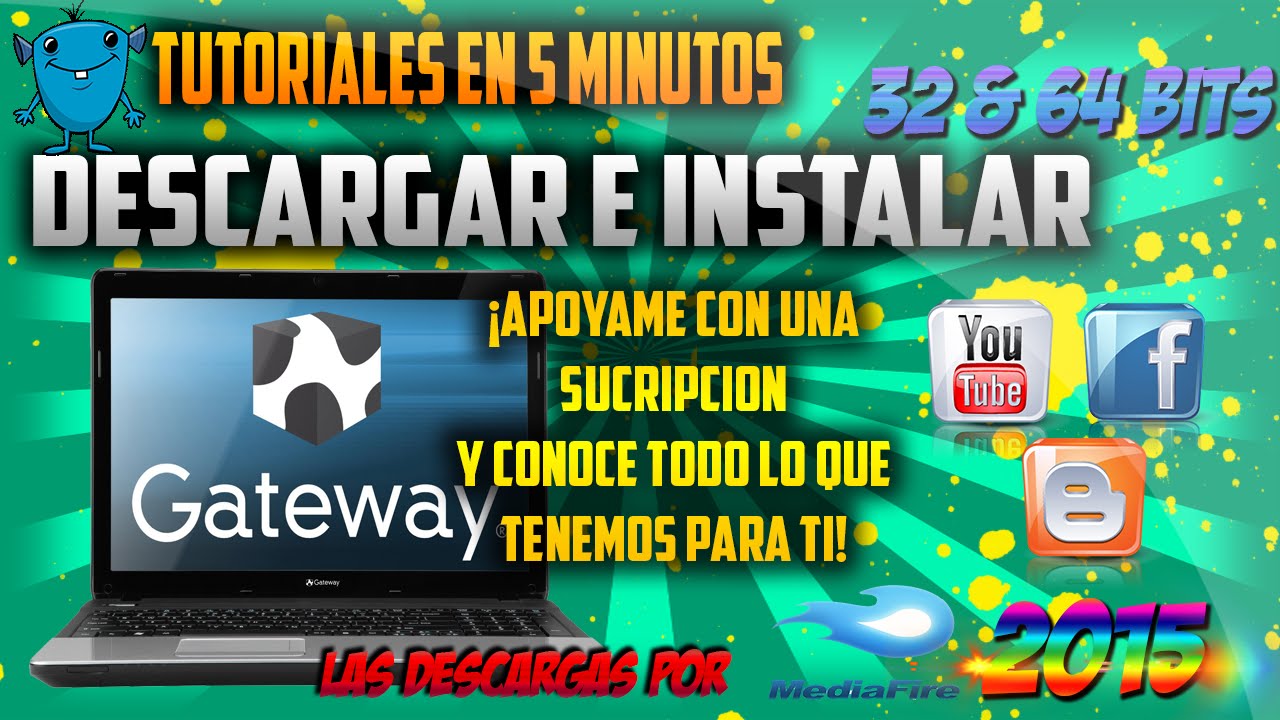 DESCARGAR E INSTALAR TUS DRIVERS DE UNA GATEWAY VERSION OFICIAL - YouTube