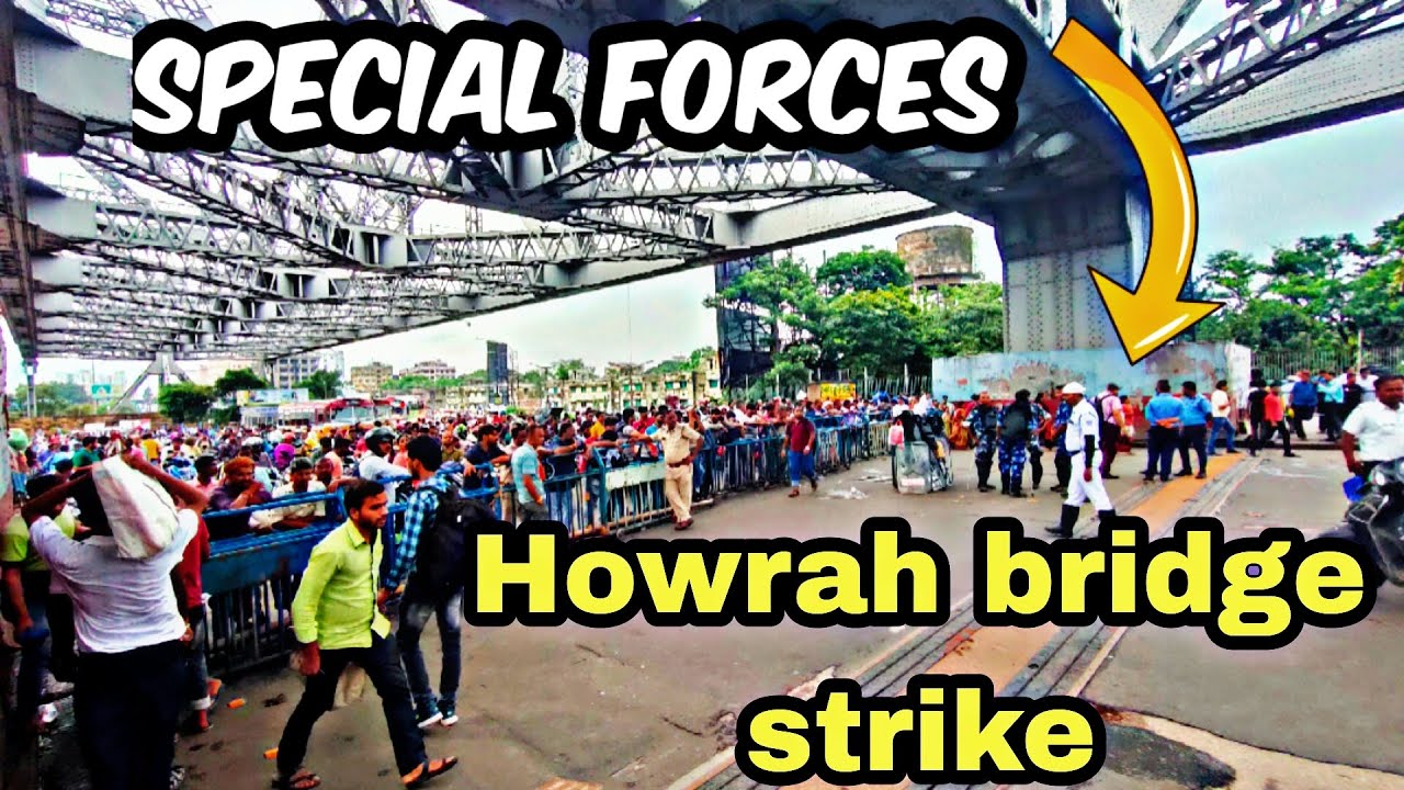 HOWRAH BRIDGE BLOCKED BY SPECIAL FORCES AND POLICE🤬 | Mera interview ...