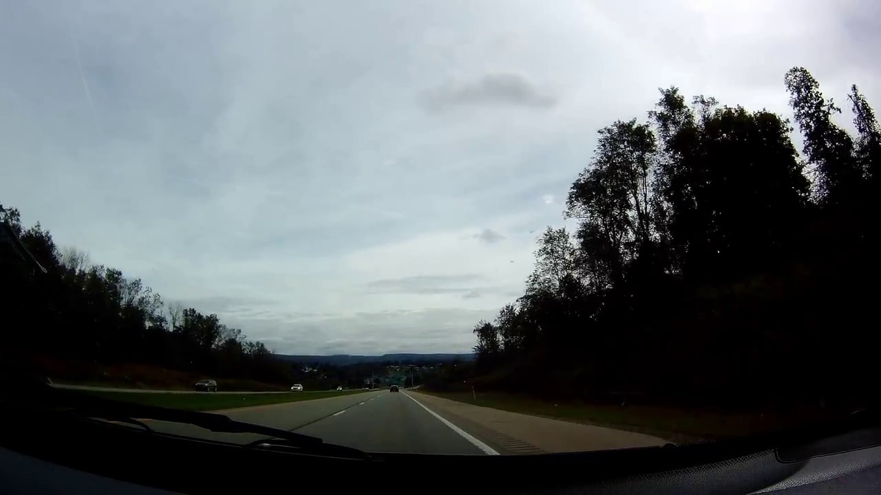 PA Route 43 south/U.S. 119 south/40 east exits 13 to 9 mountains - YouTube