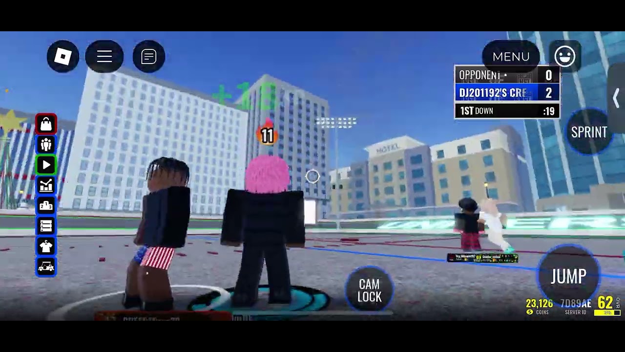 I got ma acc back then I started going me and ma friends Greyson and he ...