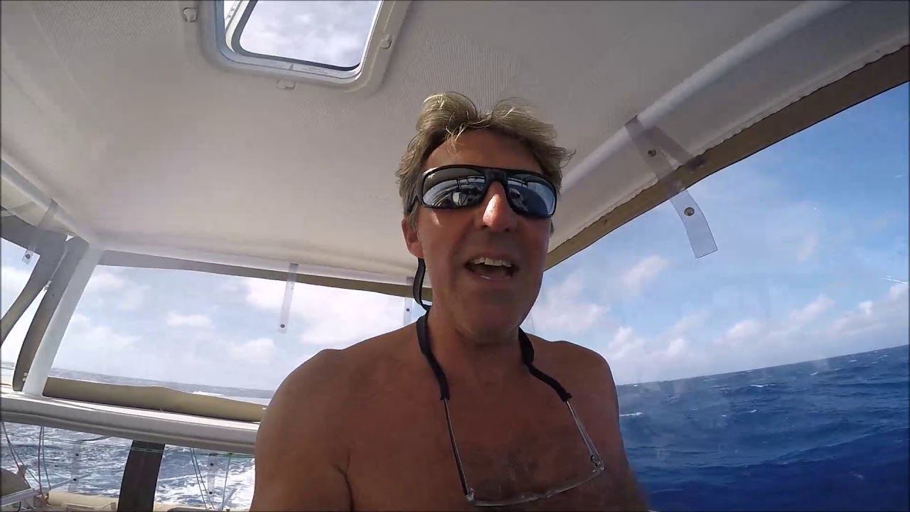 Lagoon 400, Cool Runnings, sailing across the Indian Ocean from Cocos ...