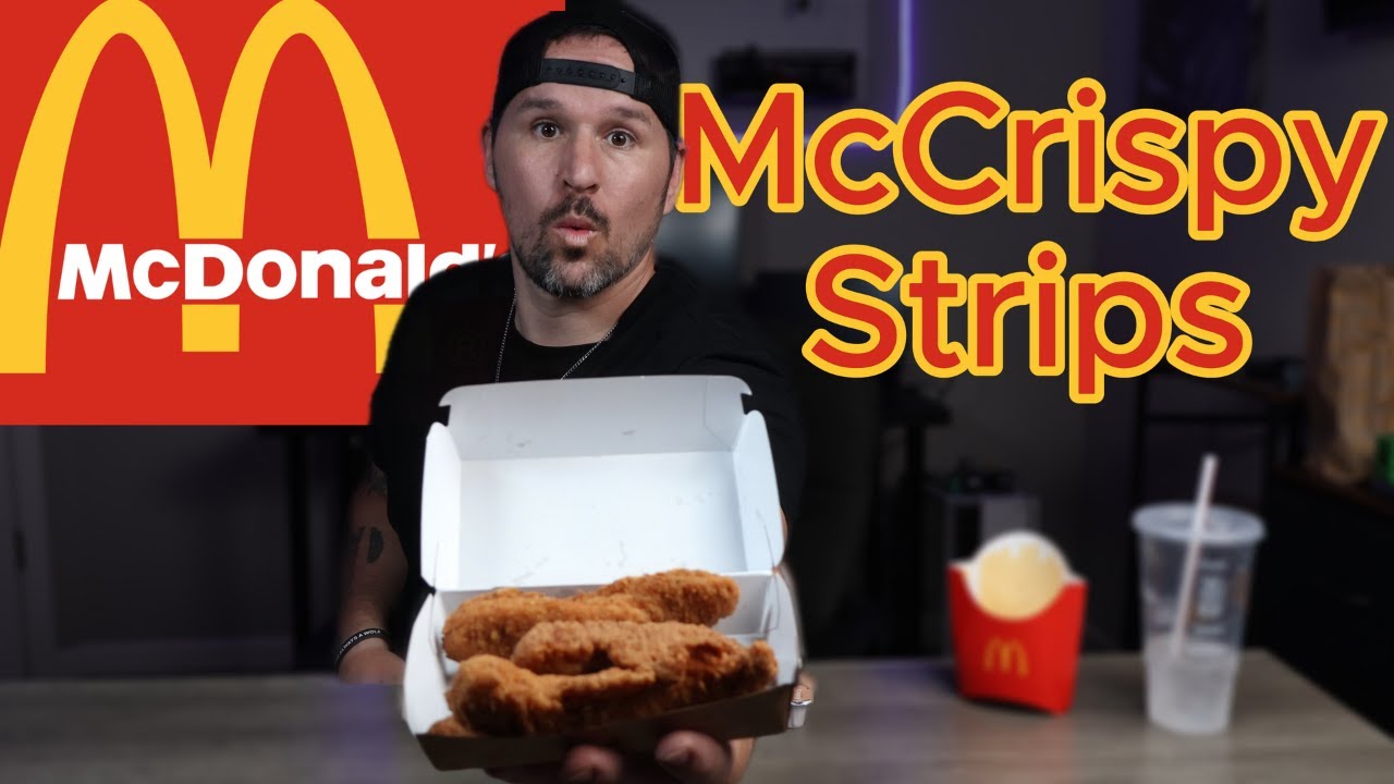 McDonald's NEW McCrispy Strips! Are They Worth It? - YouTube