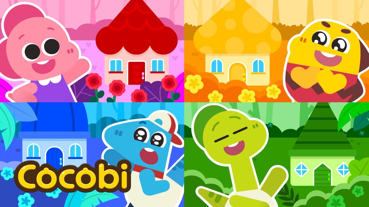 Decora la Casa de Muñecas🏠 Canciones Infantiles | Cocobi - YouTube
