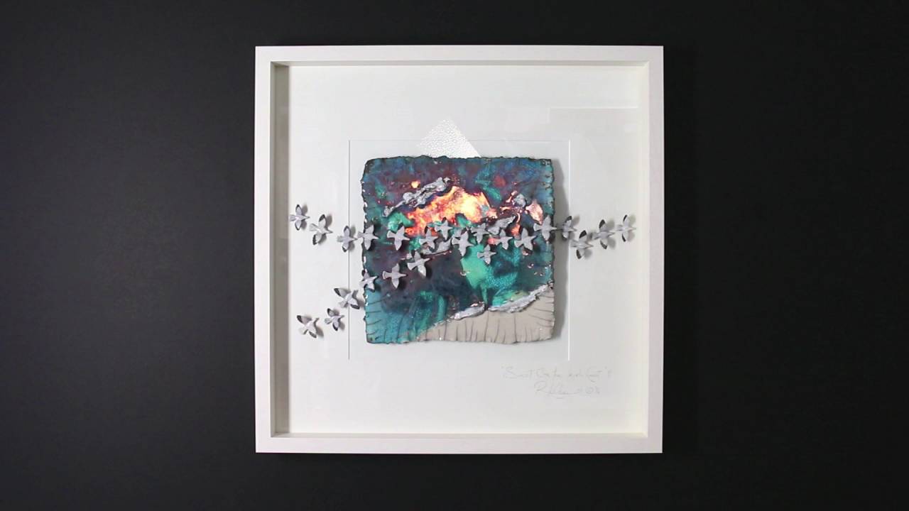 Rebeka Kahn Ceramic Wall Art The Irish Coast at Sunset - YouTube