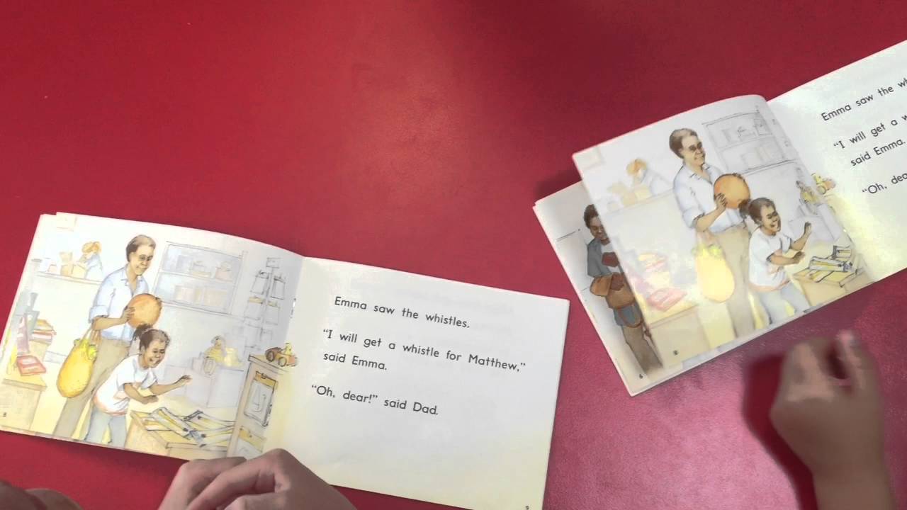 Reading lesson Blue level - YouTube