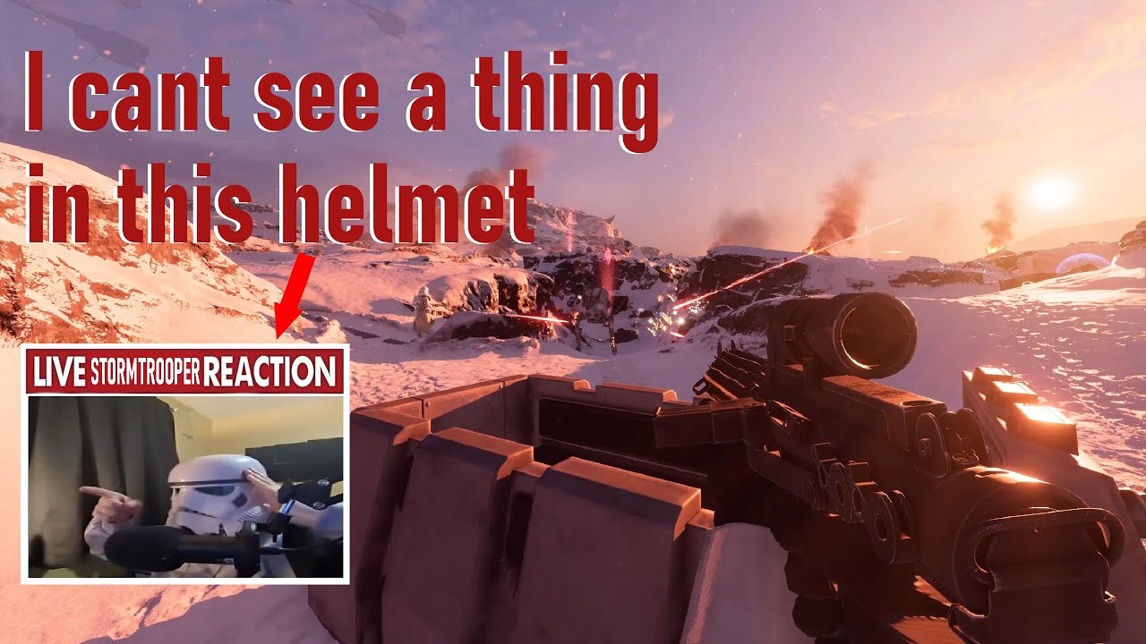 dont wear a stormtrooper helmet irl, its bad. - YouTube