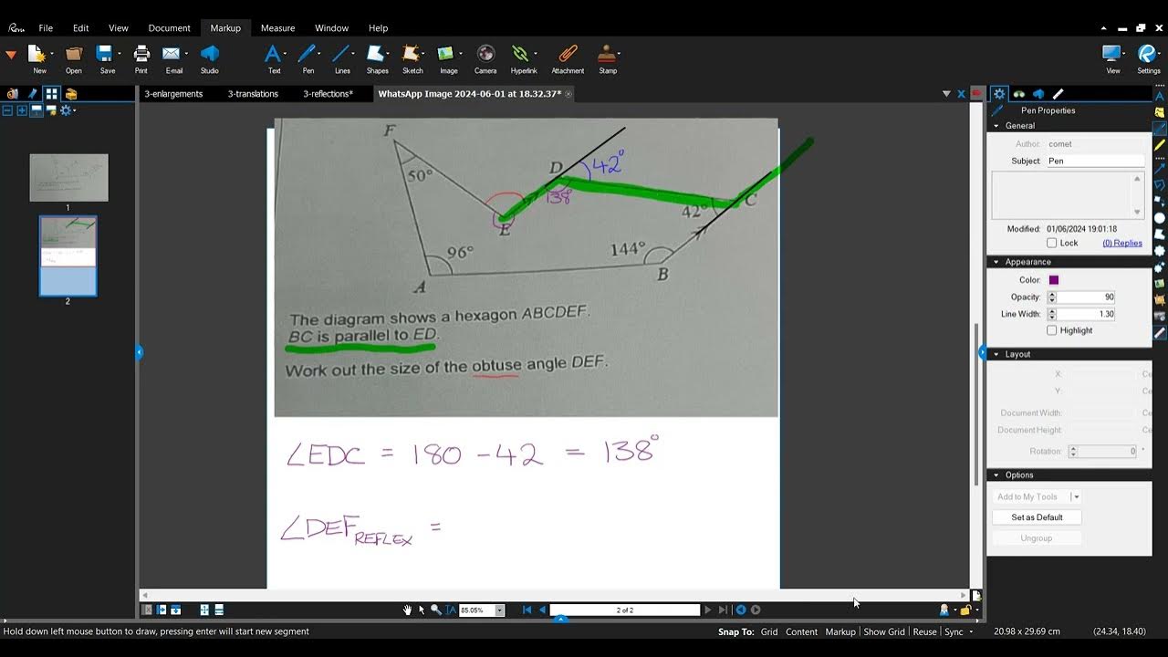 iGCSE Maths - Angles in Parallel Lines & Polygons - YouTube