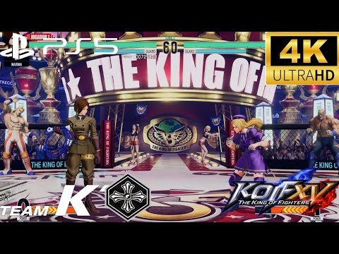 KOF XV: Time K' Gameplay 4K PS5 [HDR] - YouTube