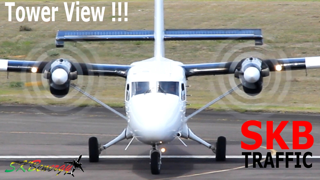 Intersection Departures !!! Fed Ex, DHL Cessna Caravan, BN-2 Islander ...