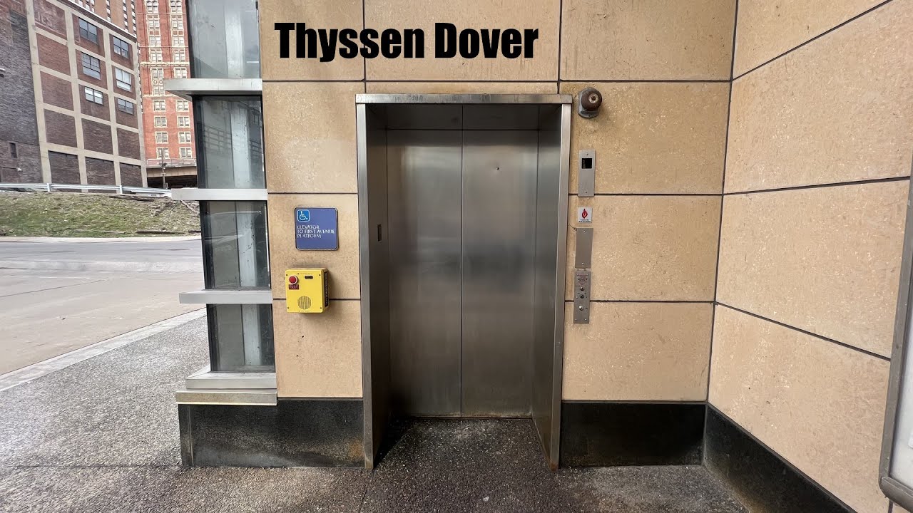 Glass Thyssen Dover Hydraulic Elevator at the First Ave Station in ...