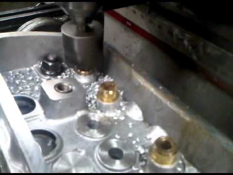 cutting the guide boss - YouTube