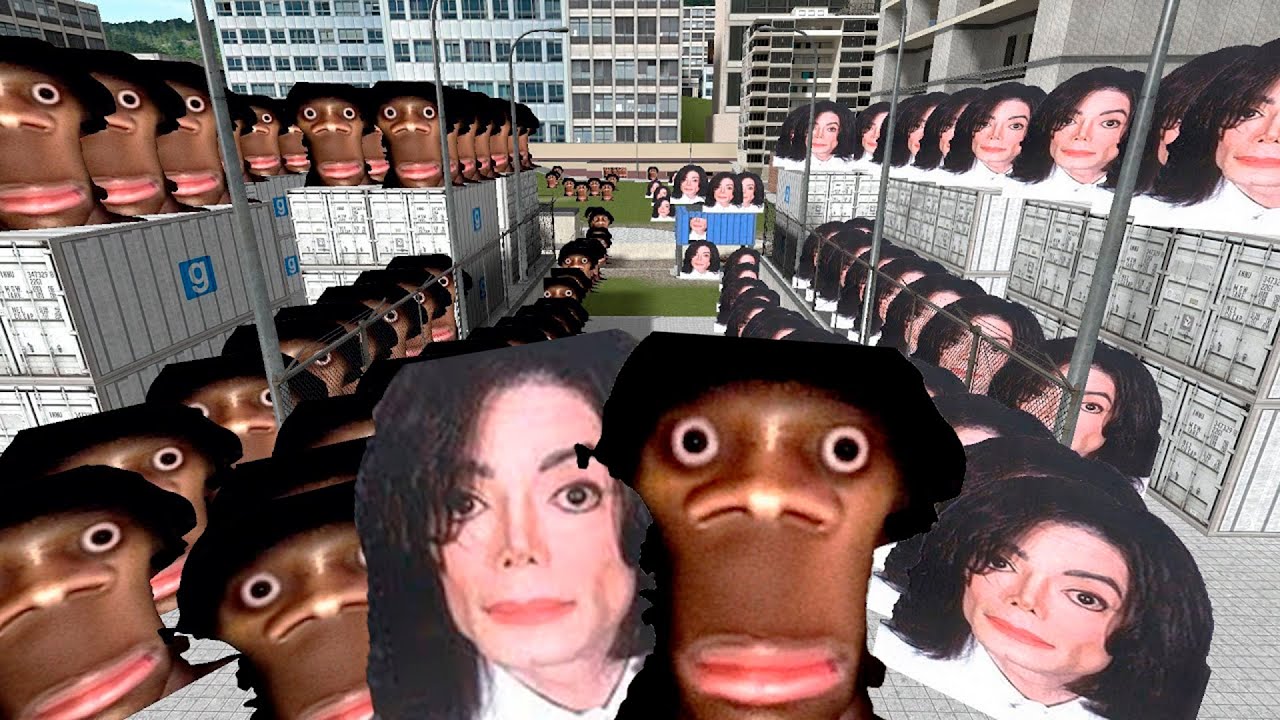 Goofy Ahh And Michael Jackson Horde Nextbot Gmod - YouTube