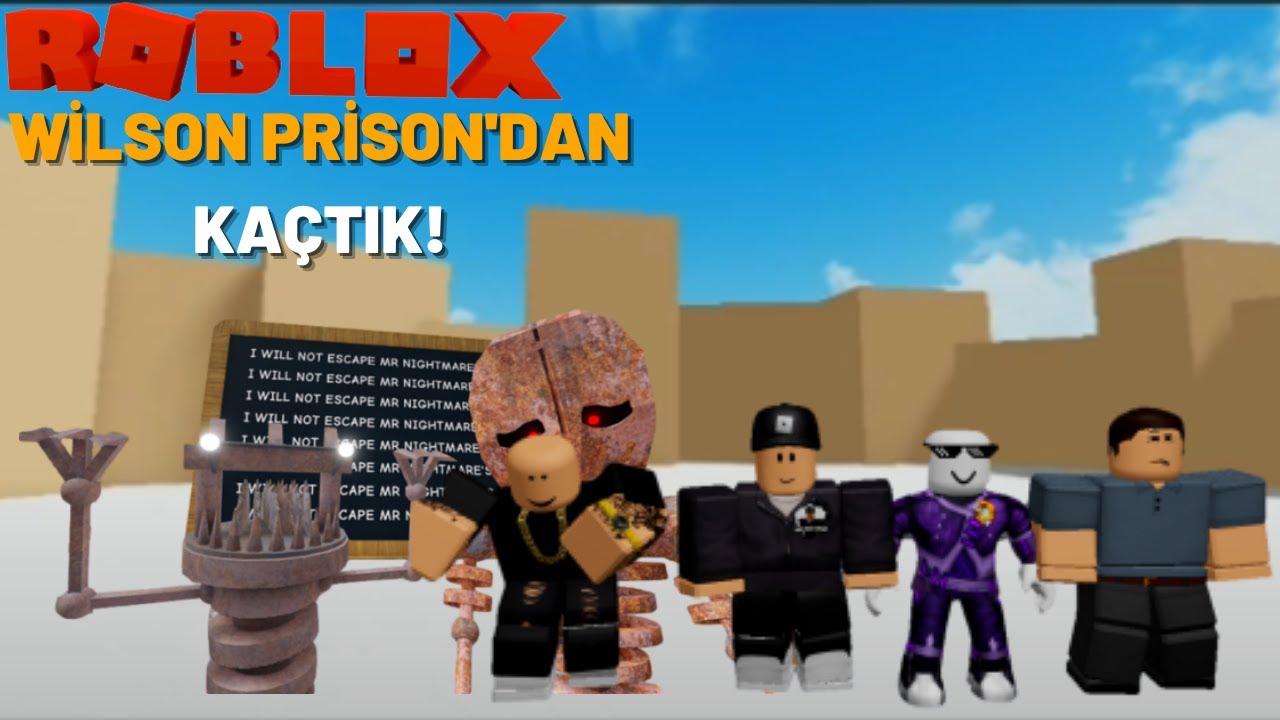 Wilson Prison'dan Kaçtık! | Wilson Prison | Roblox Türkçe - YouTube