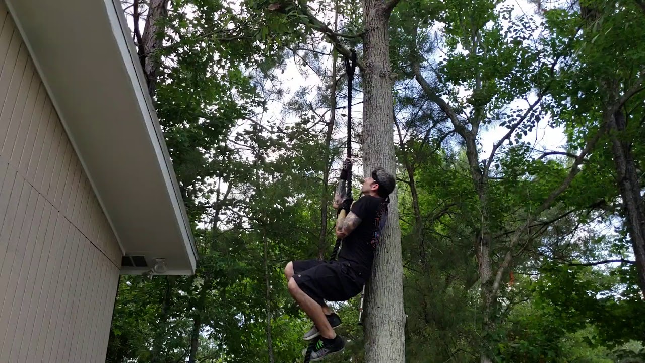 Let's climb the 20 foot rope..... - YouTube
