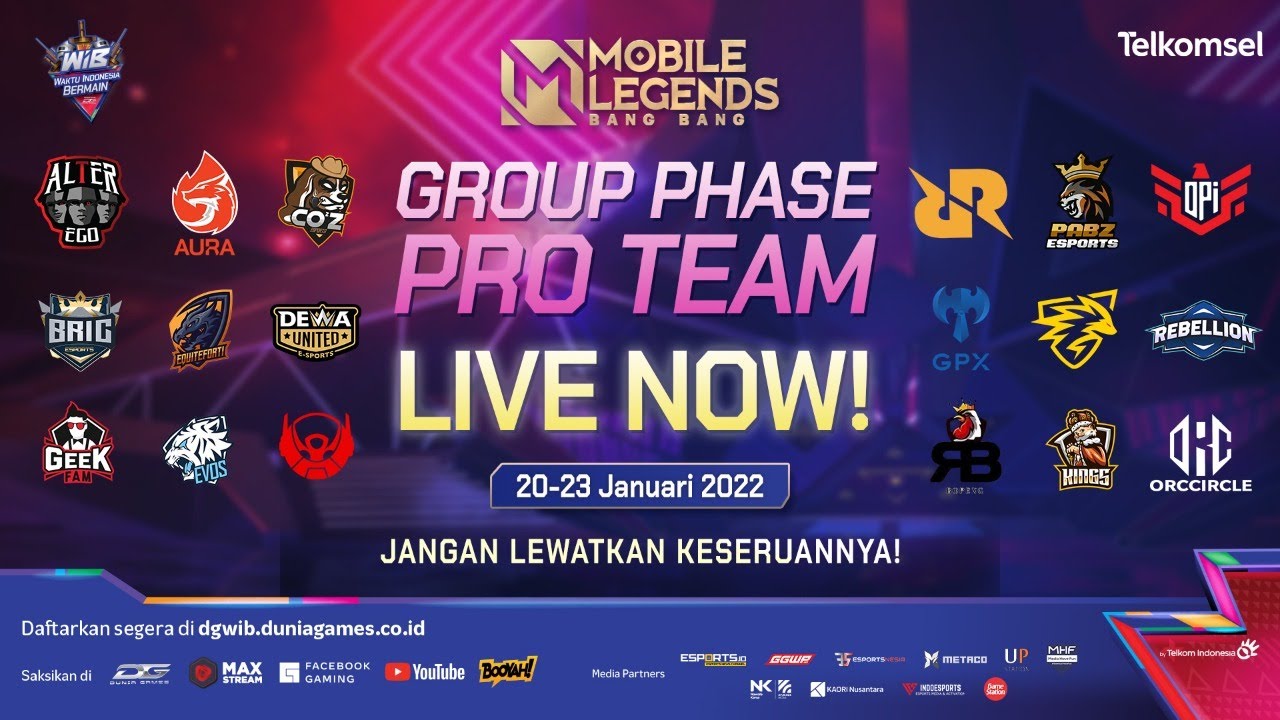 MLBB - PRO GROUP PHASE BATTLE DAY 3 | DGWIB CHAMPIONSHIP - LIVE NOW ...