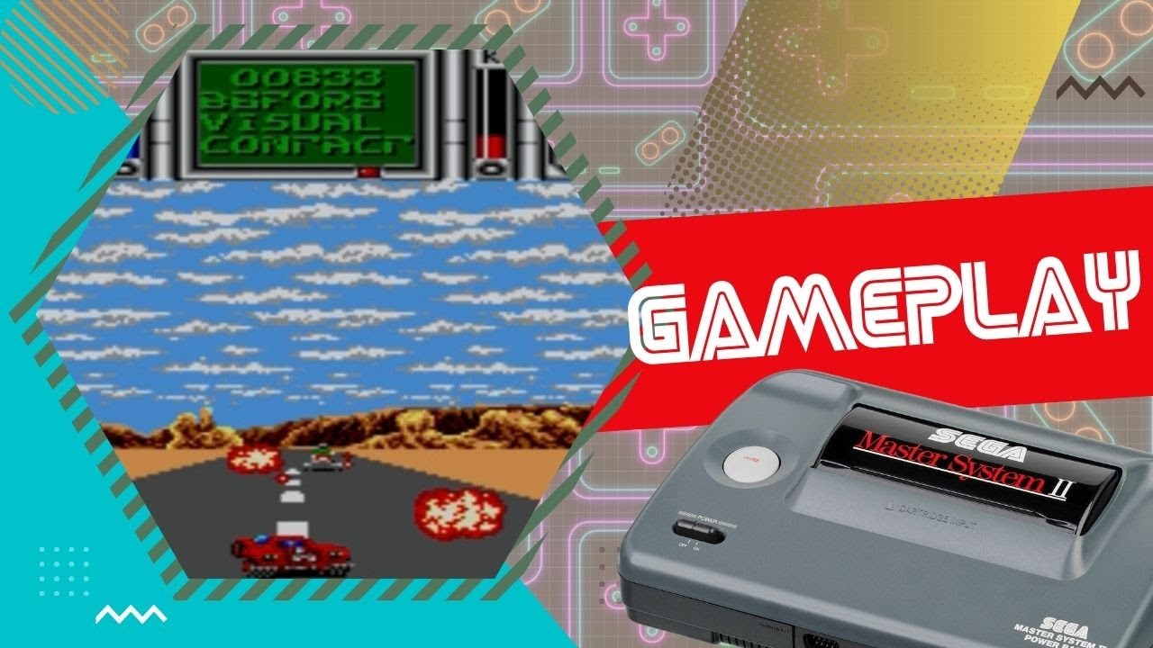 Fire & Forget 2 Master System Gameplay - Retro Futuristic Combat Racing ...