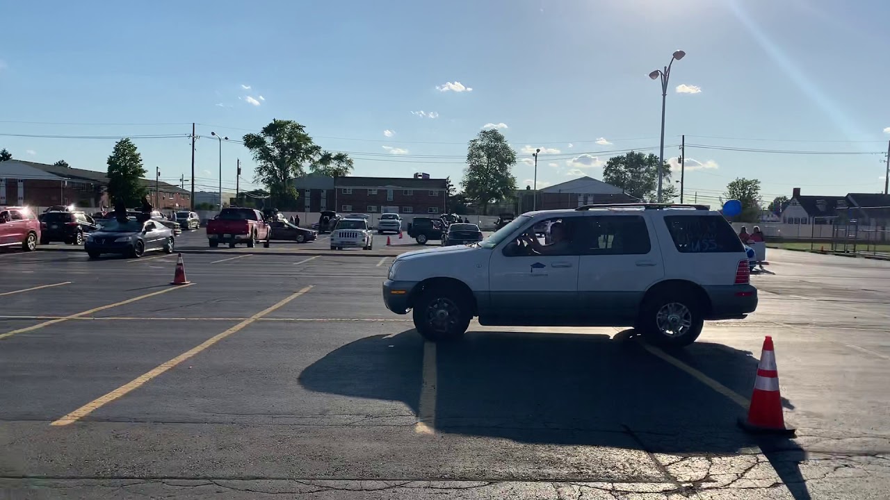 Ian Allison - Covid Graduation Clap Out Parade - YouTube