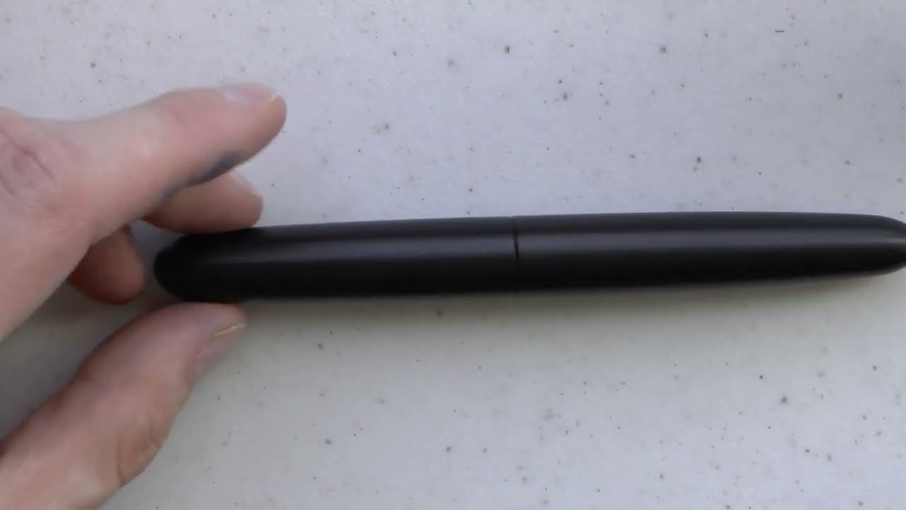 Ensso Japanese Ebonite Fountain Pen Review - YouTube