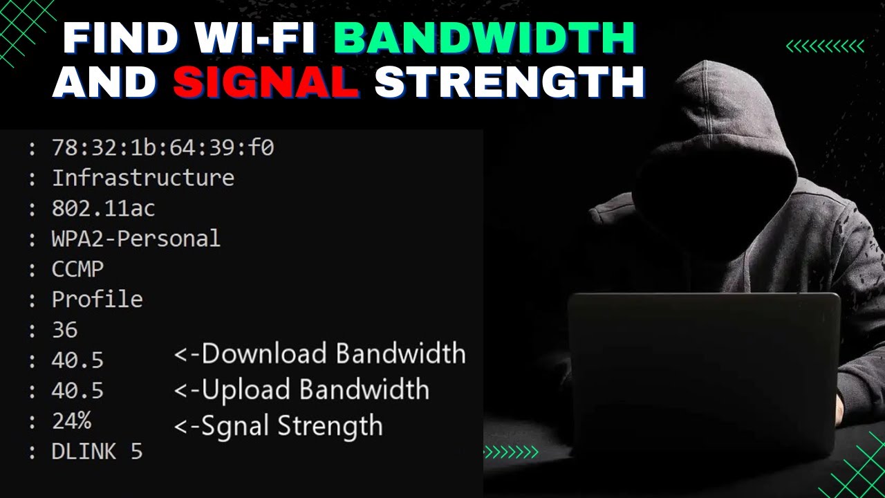 Find Wi-Fi Signal Strength | Bandwidth Using Command Prompt ...