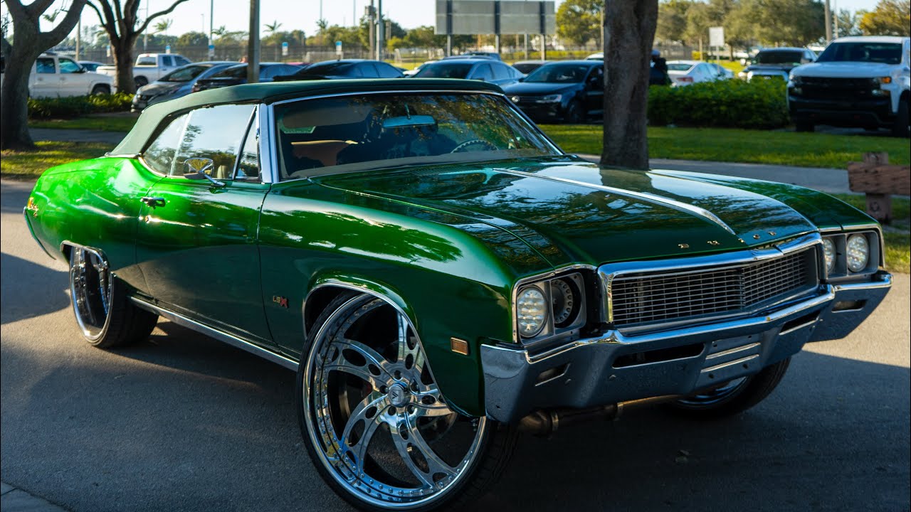 71 ORGANIC GREEN BUICK SKYLARK on 24s - YouTube