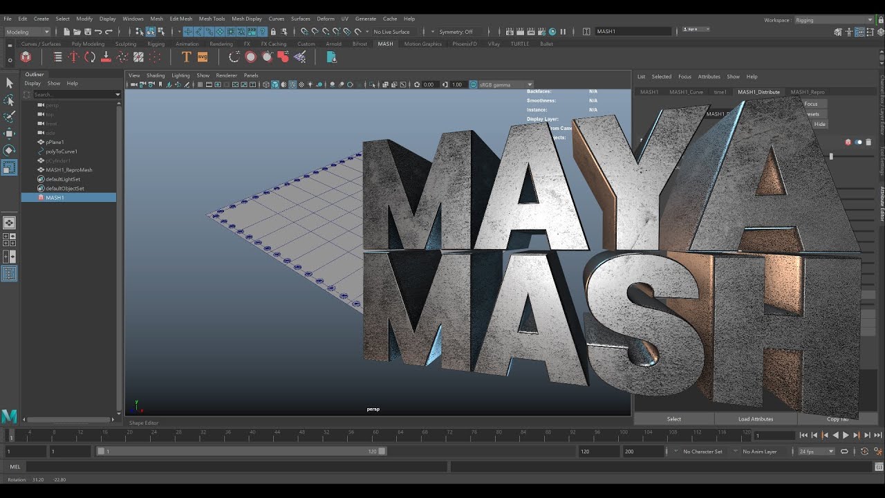#Maya #curve 를 활용한 #Mash 모델링 - YouTube