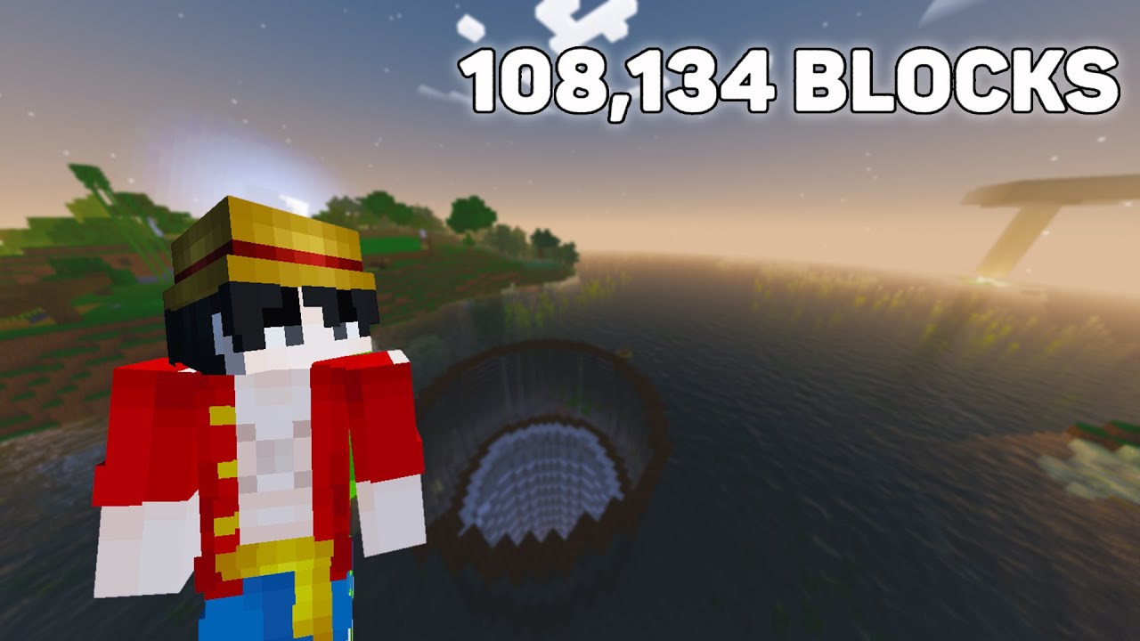 How I Made A Hole In The Ocean In Minecraft - YouTube