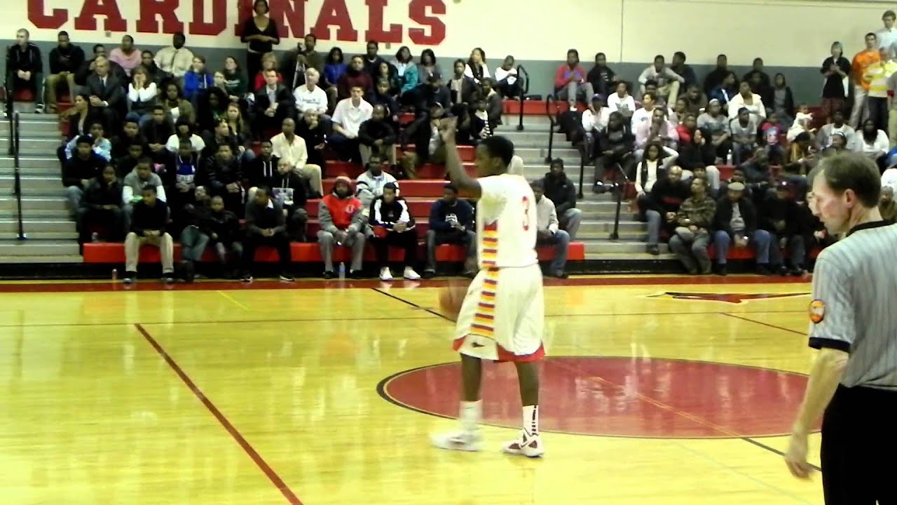 Milford Mill/Calvert Hall boys basketball 12-13-2011 - YouTube